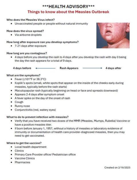 Health Advisory: Things to Know About the Measles Outbreak - Kentucky ...